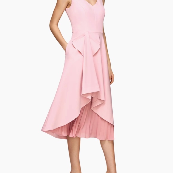 Kay Unger | Dresses | Kay Unger Begonia Ruffled Aline Mididress | Poshmark